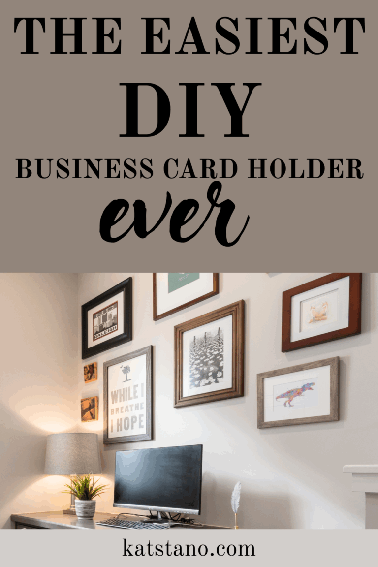 How to Make a DIY Business Card Holder with Vintage Vibes - Kat Stano